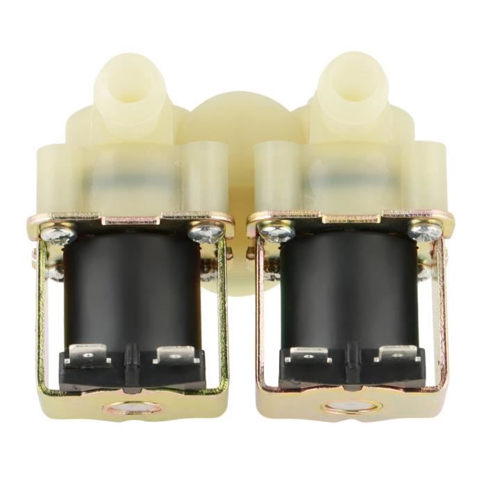 Électrovanne électrique, DN20 G3 / 4 CC 12V à tête double normalement ...