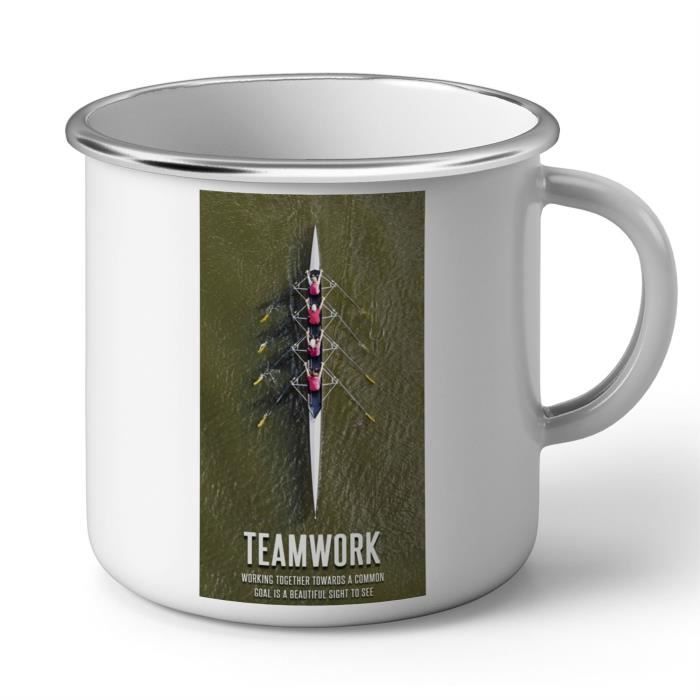 Mug en Métal Emaillé motivation Teamwork / Un Même But - Cdiscount ...