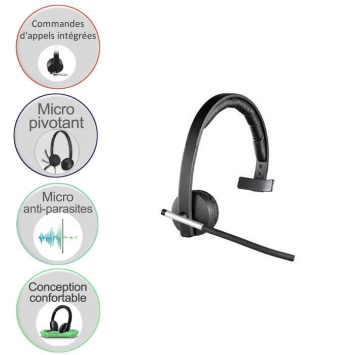 logitech wireless headset h820e