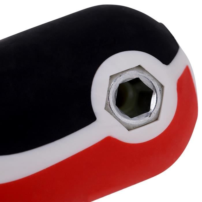 Mothiness Tournevis à cliquet télescopique à embouts réglables Outil à ...