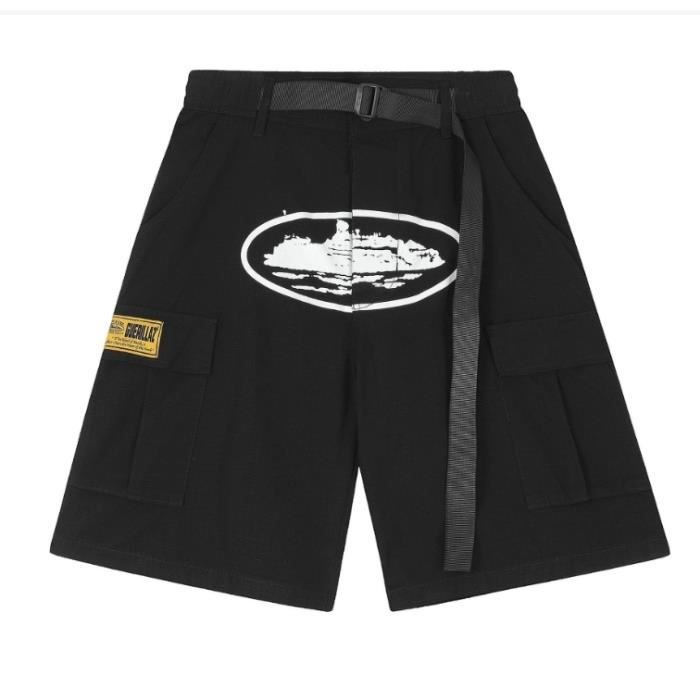 Short Cargo Y2K Rétro Américain Hip Hop pour Homme Imprimé avec ...