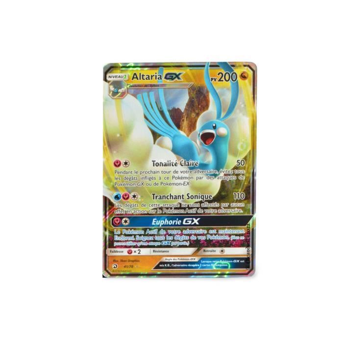 Carte Pokémon Altaria GX 200 PV 41-70 SL7.5 - Majesté des Dragons NEUF ...