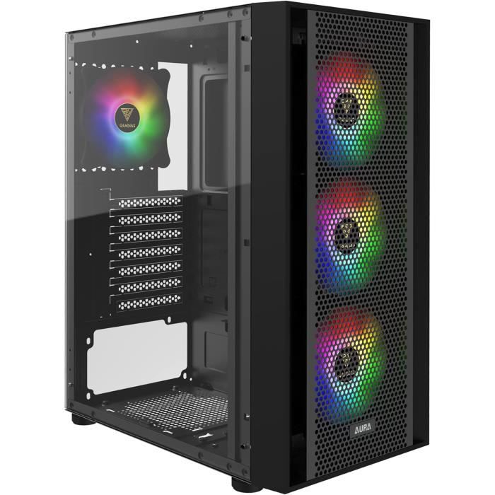 Pc Gamer Boitier, Boîtiers Gaming Atx Moyen Tour Vide, Airflow Mesh ...