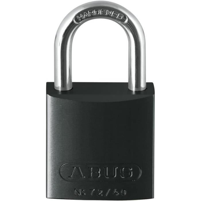 Abus 72-40 43959 Cadenas consignation en Alu Noir253 - Cdiscount Bricolage