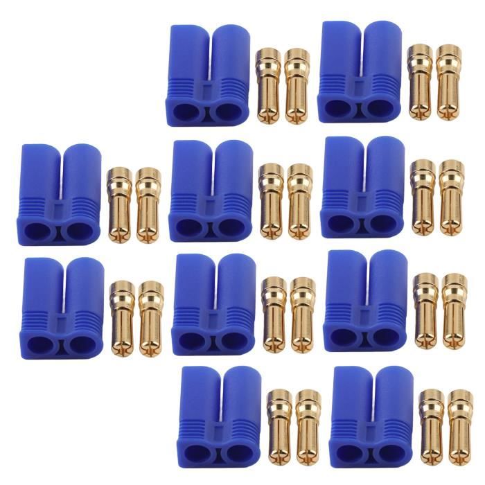 Tbest EC5 Connector, RC Battery Connectors Removable for Electronic ...