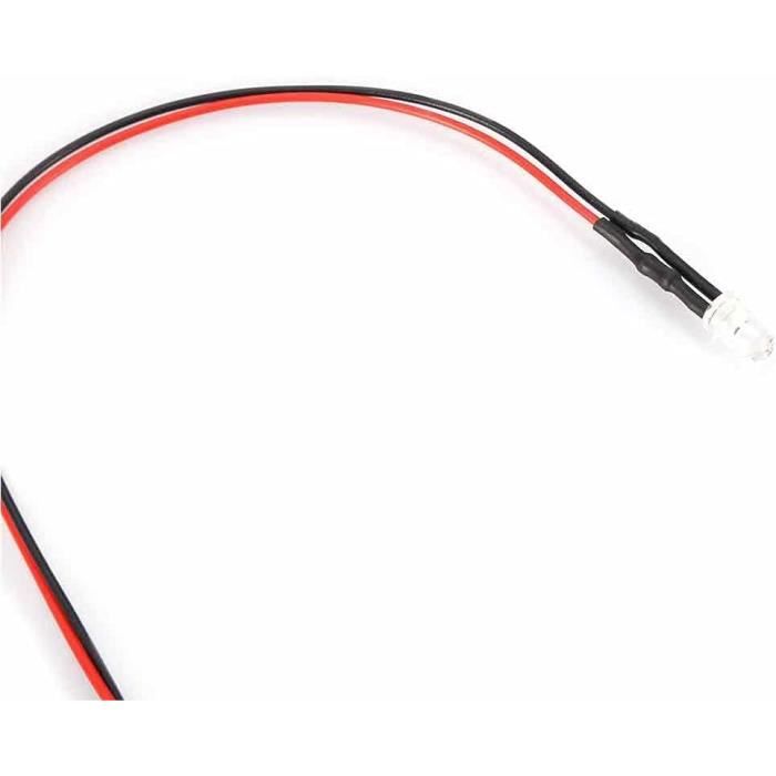 Câble De Lumière Led 12V Câblé Par Diode Led Pour Diode Led(White Hair ...