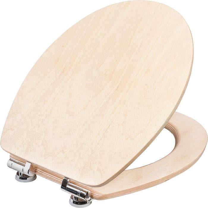 Ligna Plus Abattant De Wc En Bois Véritable De Haute Qualité, Avec ...