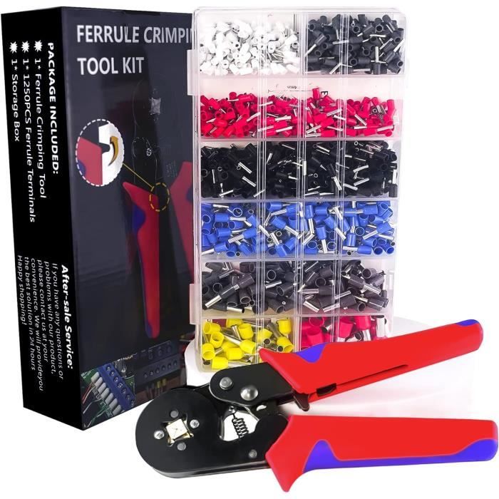 Pince À Sertir, Embout De Cablage Outil De Sertissage Cosse Electriques ...