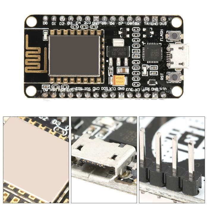 Module Wifi 1 PC ESP8266 Module sans fil WiFi ESP-12E LUA IOT carte de développement Internet ...