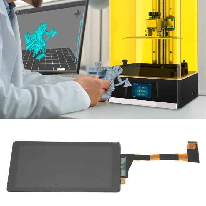 RHO-écran LCD HD cran LCD D'imprimante 3D 2K de 5,5 Pouces avec écran ...