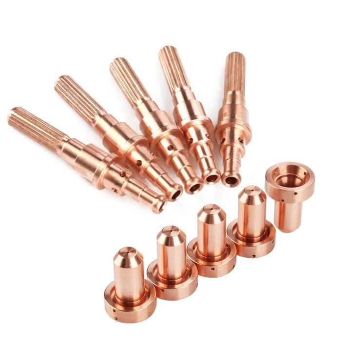 YOSOO Électrode à plasma 5 pièces 9-8215 électrode + 5 pièces 9-8207 ...