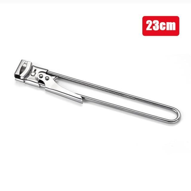 TIRE BOUCHON,23cm--Ouvre bocal réglable en acier inoxydable, couvercle ...