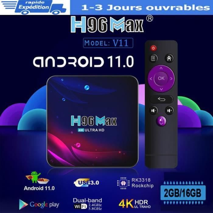 TV Box Android 11 2G 16GB 4K Android TV Box 2021 H96 MAX V11 Smart TV Box LEMFO 24G 58G WIFI ...
