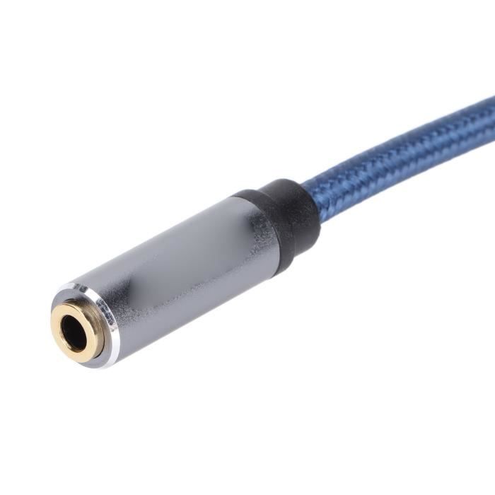 EAS Rallonge au-dio 3 Câble au-dio 3,5 mm mâle à femelle câble d ...