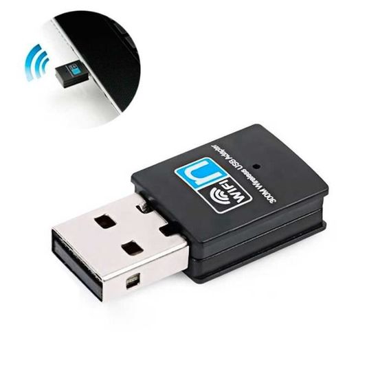 OCIODUAL Cle Wifi USB 300 Mbps Adaptateur Wireless Sans Fil 802.11 n-g-b 300Mbps Adapter Dongle ...