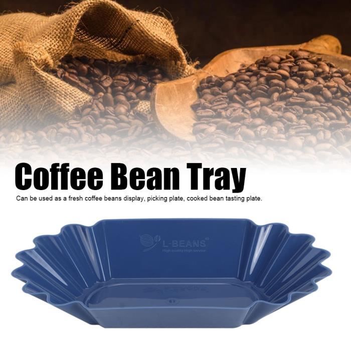Food Grade PP Plastic Coffee Beans Sample Tray Display Dish Plate ...