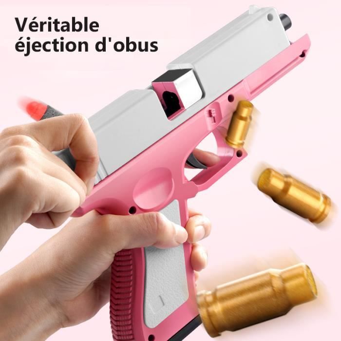 PIMPIMSKY M1911 Shell Ejection Soft Bullet Toy Gun,Pistolet à Balle Molle avec Chargeur Et ...
