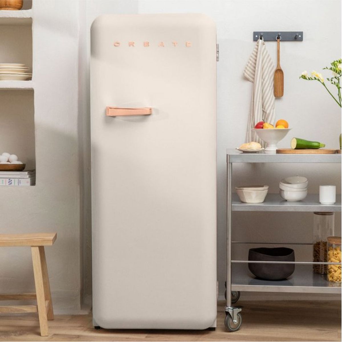 RETRO FRIDGE 150 ROSE GOLD - Réfrigérateur - Achat / Vente ...