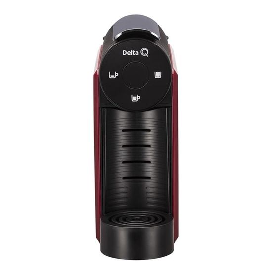 Machine à café - DELTA Q - Mini Qool - Rouge - 1200 W - Compatible ...