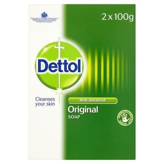 Dettol Savon Original Anti-Bactérien 2 x 100g - Cdiscount Au quotidien
