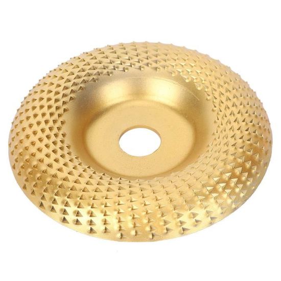 Meule - DILWE - Disque de façonnage en acier - Diamètre 100mm - Couleur ...