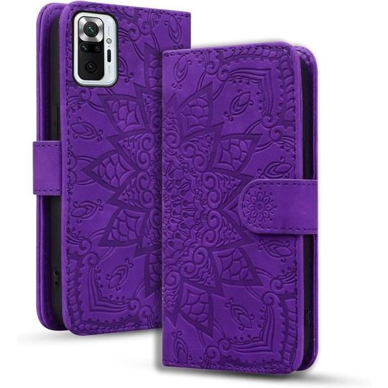 Coque Pour Xiaomi Redmi Note 10 Pro-Note 10 Pro Max Premium Pu Cuir ...