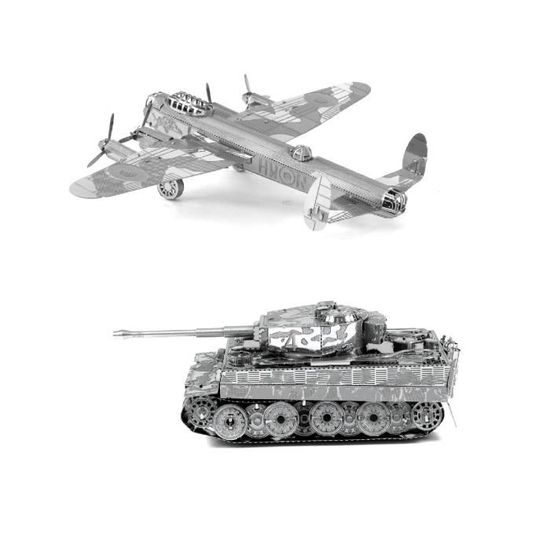 Metal Earth Fascinations Avro Lancaster Bomber et Tiger I Tank Puzzle ...