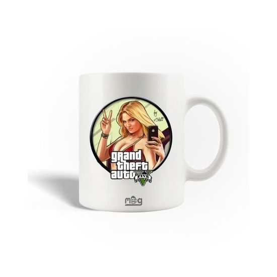 Mug en Céramique - Gta 5 - Grand Theft Auto 5 - 30cl - Compatible Lave ...