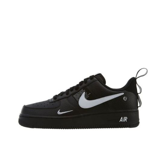 Nike air Force 1 07 LV8 Utility Black Noir - Cdiscount Chaussures