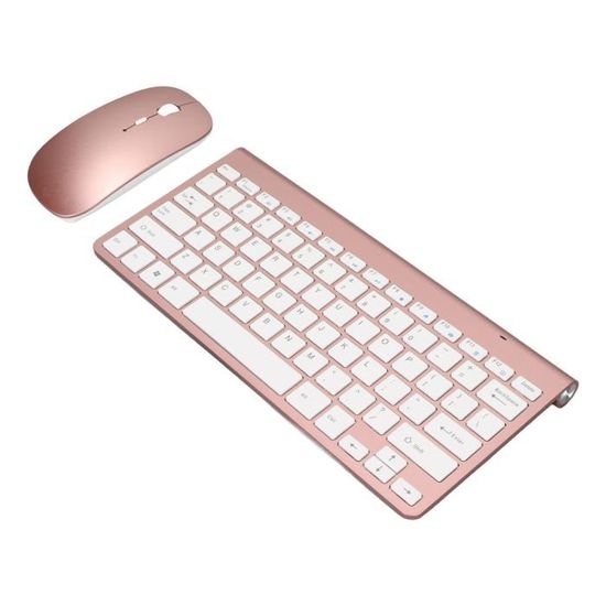 SALALIS claviers USB Ensemble clavier et souris sans fil 2.4 ghz, 78 ...