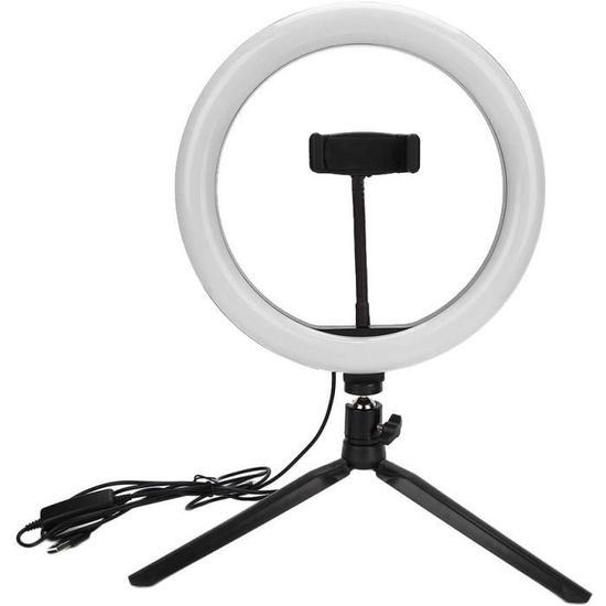 Lampe de bureau LED Dimmable Live Streaming Selfie Tattoo Camera Ring ...