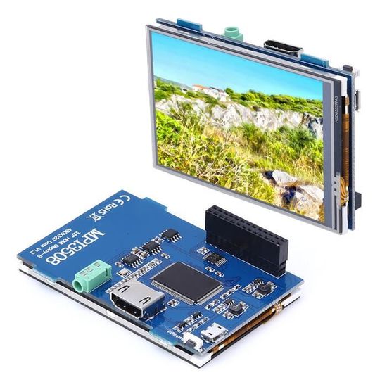 Panneau d'affichage LCD HDMI 3,5 pouces Résolution 480x320 (points) Sortie audio HDMI MPI3508 ...