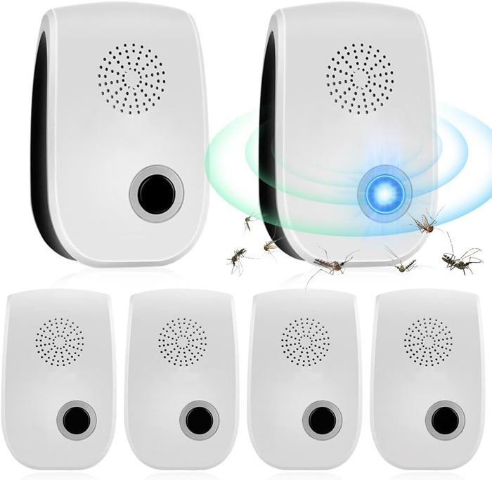 Ultrason Anti-Rongeurs Insectes, 6 Pack Répulsifs à ultrasons, Anti ...