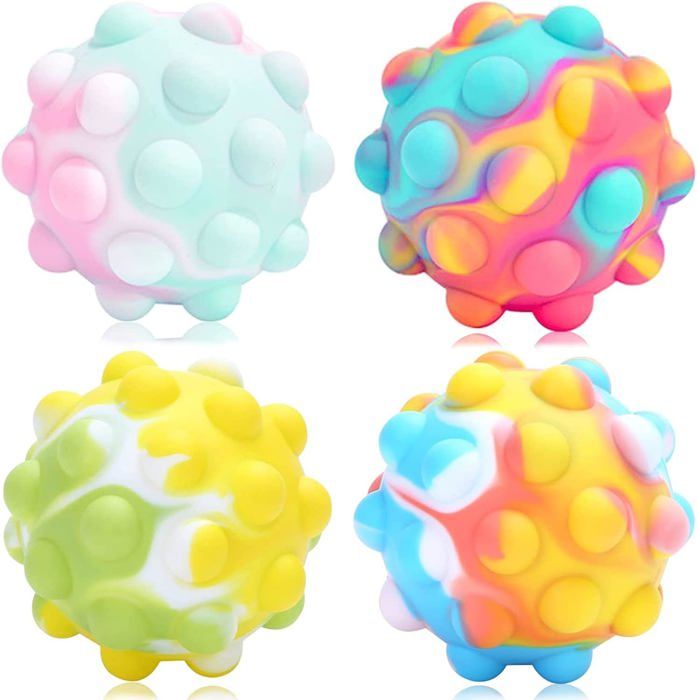 Pop Fidget Ball It Jouet anti-stress en silicone pour enfants et ...