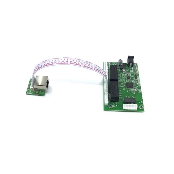 Avec Module Adaptateur Commutation Ethernet Gigabit Avec 4 8 Broches