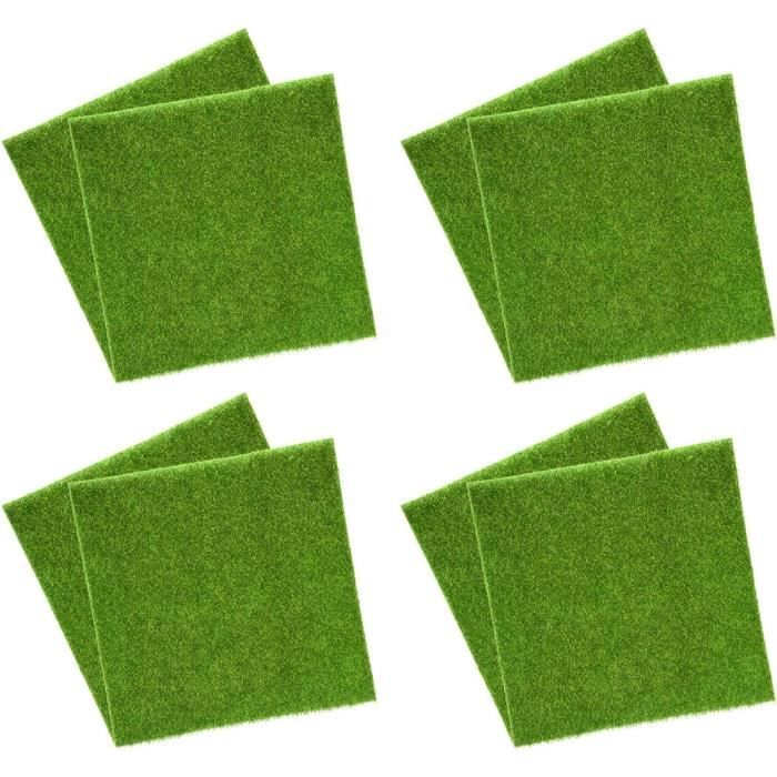 Tapis De Gazon Artificiel Herbe En Pour Interieur Et Exterieur Gazon Synthetique Vert Decoration ...