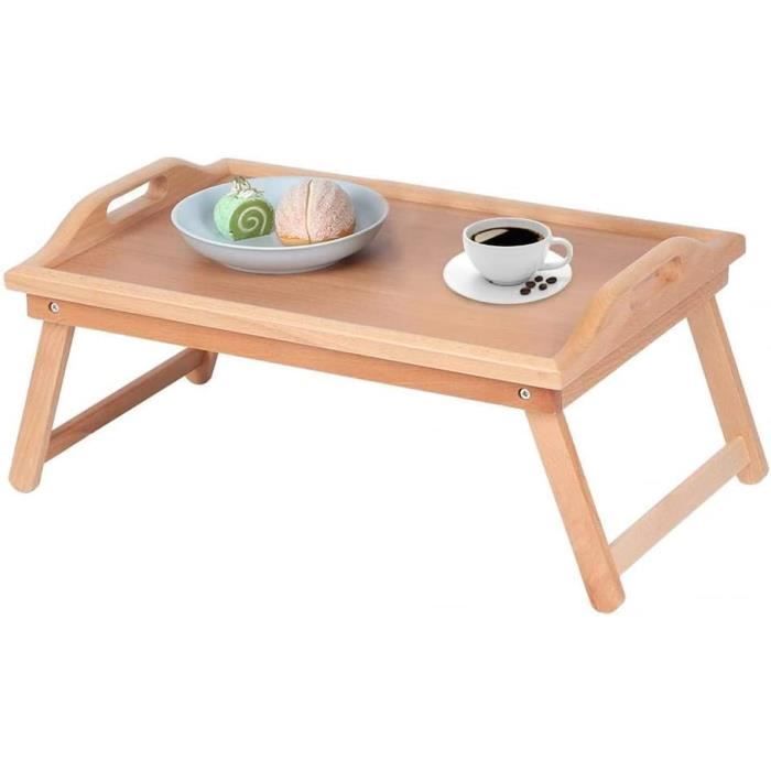 Plateau De Lit Table De Petit Déjeuner Canapé Plateau En Bois Avec ...