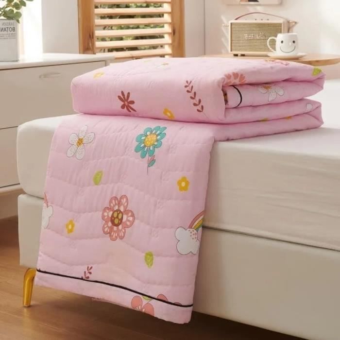 Couette D'Ete 180X200-150X200 Imprimé Ultra Legere Couverture Fraîche ...