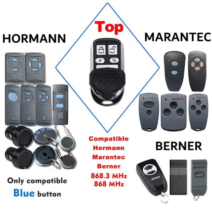 HORMANN BERNER MARANTEC-Télécommande de porte de garage 3 en 1,clone ...