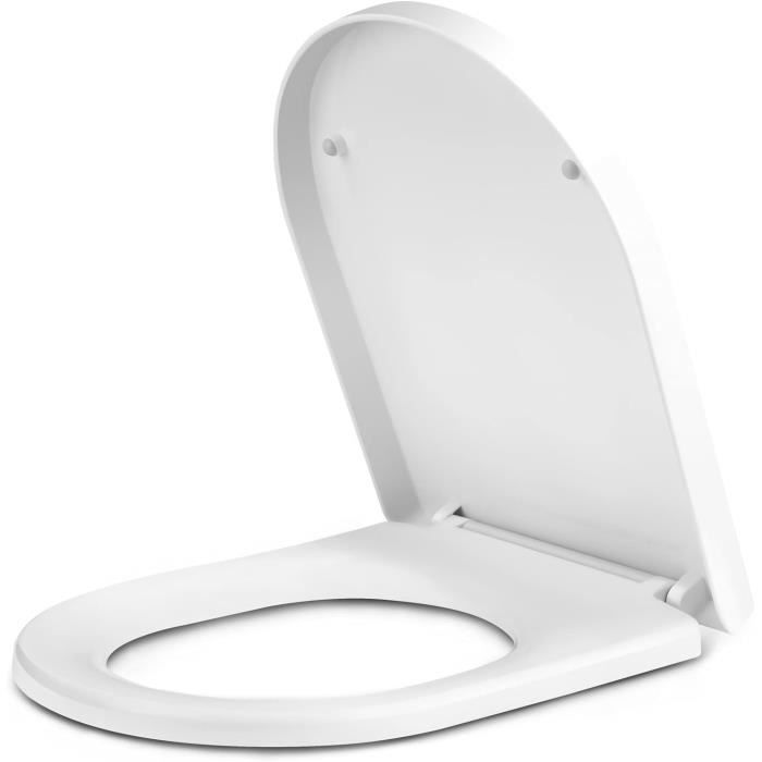 Abattant Wc Avec Frein De Chute, Abattant Lunette Wc Clipsable Avec ...