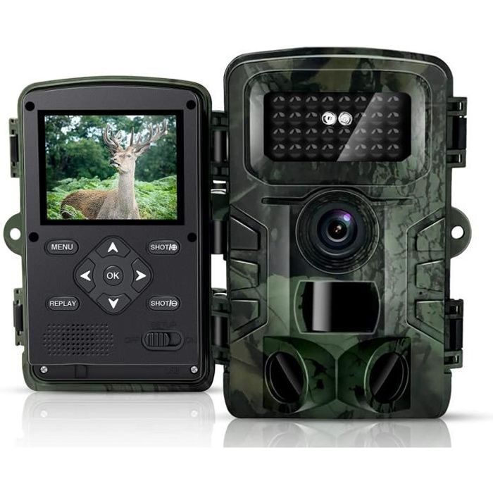 Camera de Chasse Nocturne, 36MP HD Camera Chasse Infrarouge Vision ...