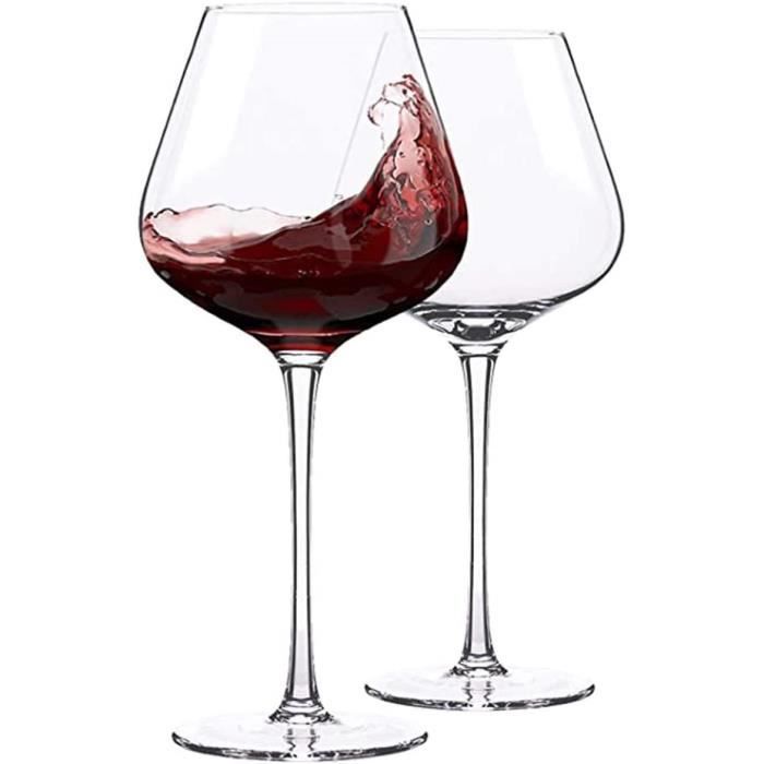 Verres à Vin Rouge,560 ML,Lot De 2,des Verres à Vin Rouge Universels ...
