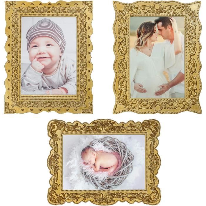 Cadres Photo Ornés D'Or ~ Cadres Vintage Baroques ~ Ensemble De 3 ...
