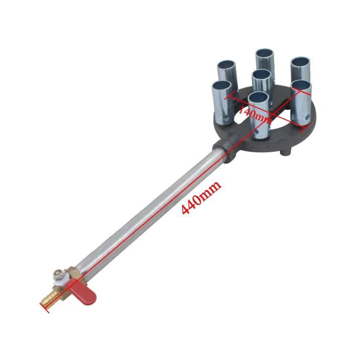 Gaz liquéfié 7Hole - Brûleur en fonte pour poêle à gaz naturel, pour ...