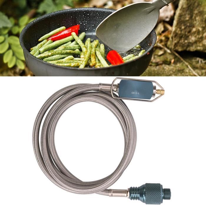 Qiilu Câble de cuisinière Adaptateur de recharge de gaz pour cuisinière ...