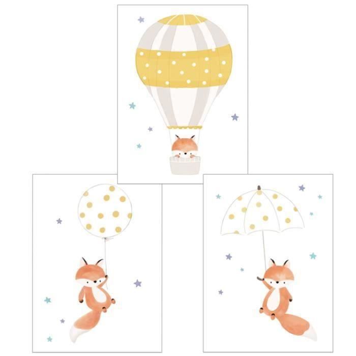 Ensemble de 3 affiches pour décor de chambre denfant ou décor denfants ...