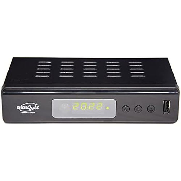 Décodeur TNT T2 Small Edition - DIGIQUEST - Double tuner ...