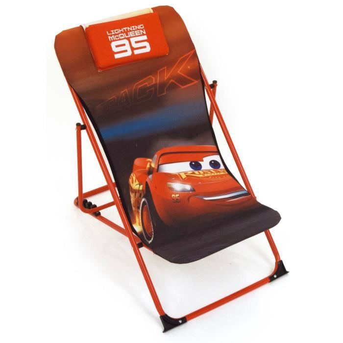 Chaise longue DISNEY CARS pour enfant - Licence officielle Cars ...