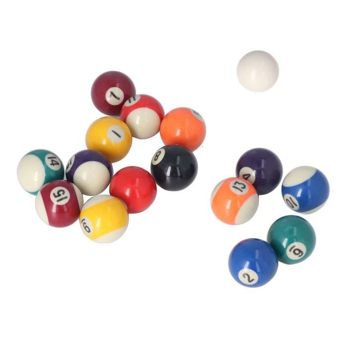 Mini boules de billard - DRFEIFY - Style américain - Plusieurs couleurs ...