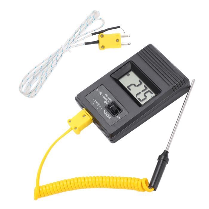 Duokon Thermomètre digital Tm‑902c ‑50~+300℃ Capteur de thermomètre ...
